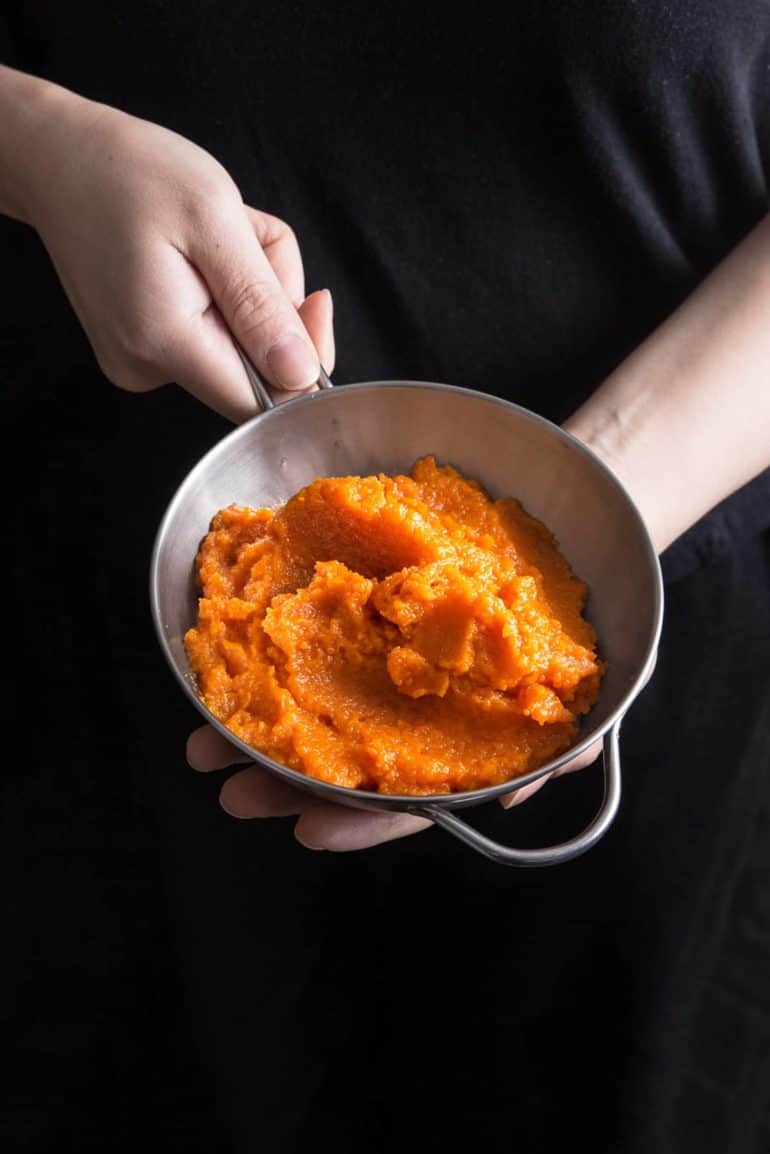 Sweet Instant Pot Carrot Puree | Tested by Amy + Jacky