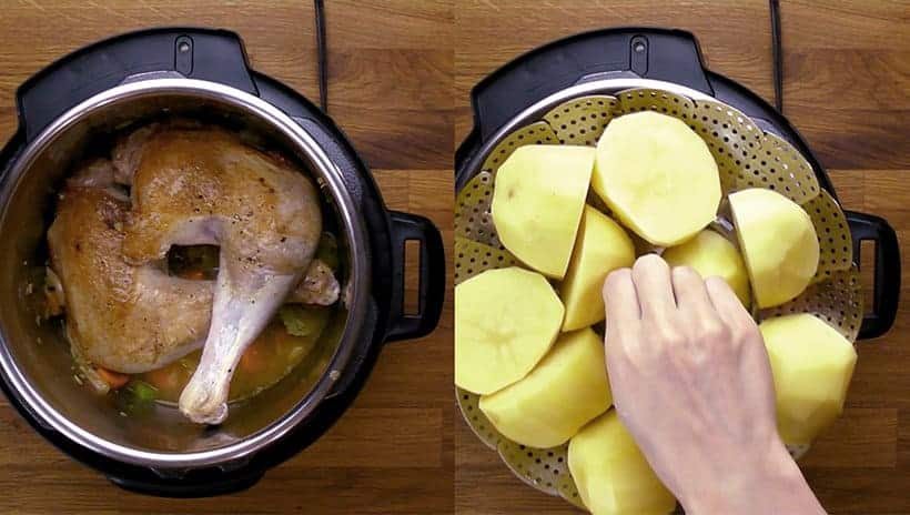 Pressure Cooker Turkey One Pot Meal | Tested by Amy + Jacky