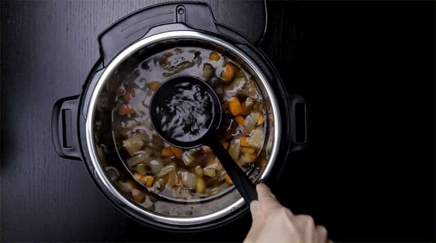 Instant Pot Vegetable Stock (Pressure Cooker) | Amy + Jacky