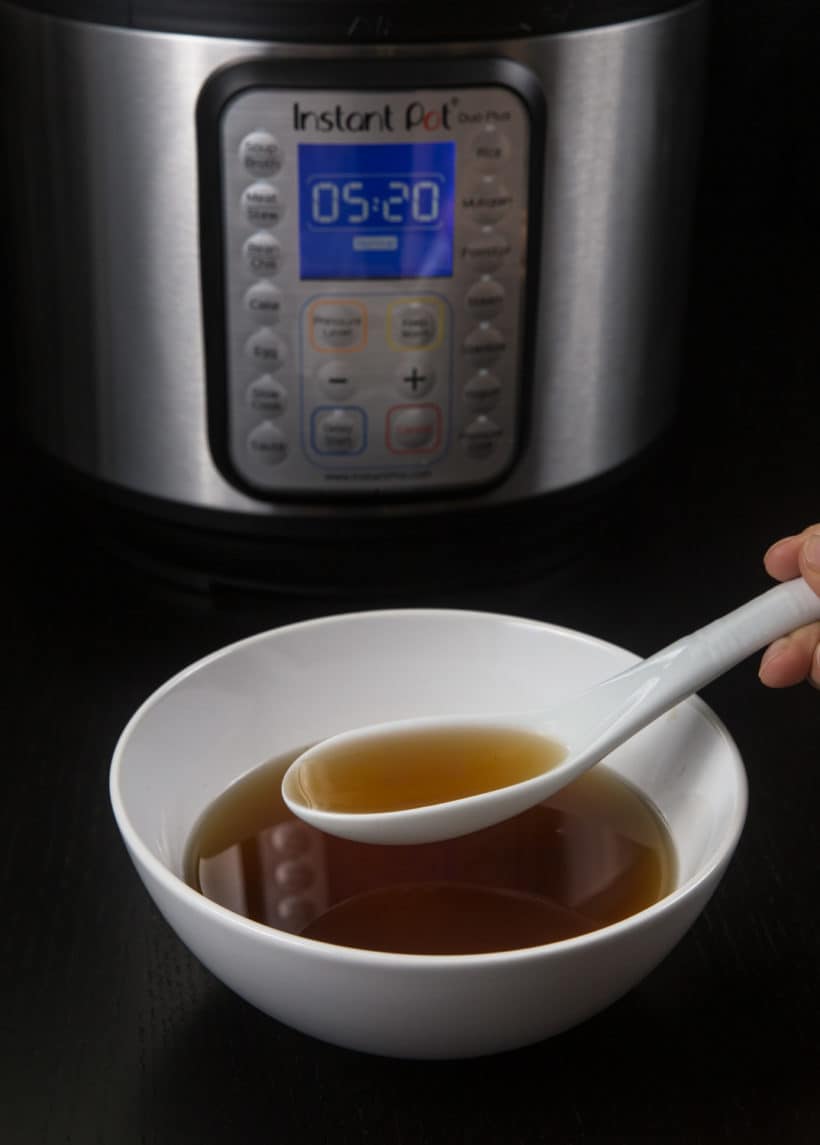 Instant Pot Vegetable Stock (Pressure Cooker) | Amy + Jacky