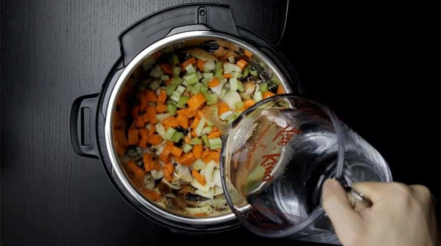 Instant Pot Vegetable Stock (Pressure Cooker) | Amy + Jacky