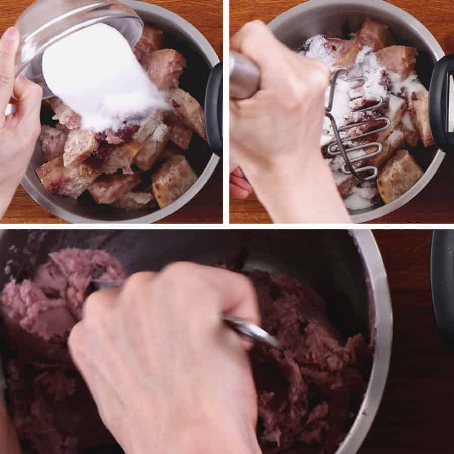 Instant Pot Creamy Sweet Taro Milk (香濃芋頭鮮奶) - Amy + Jacky