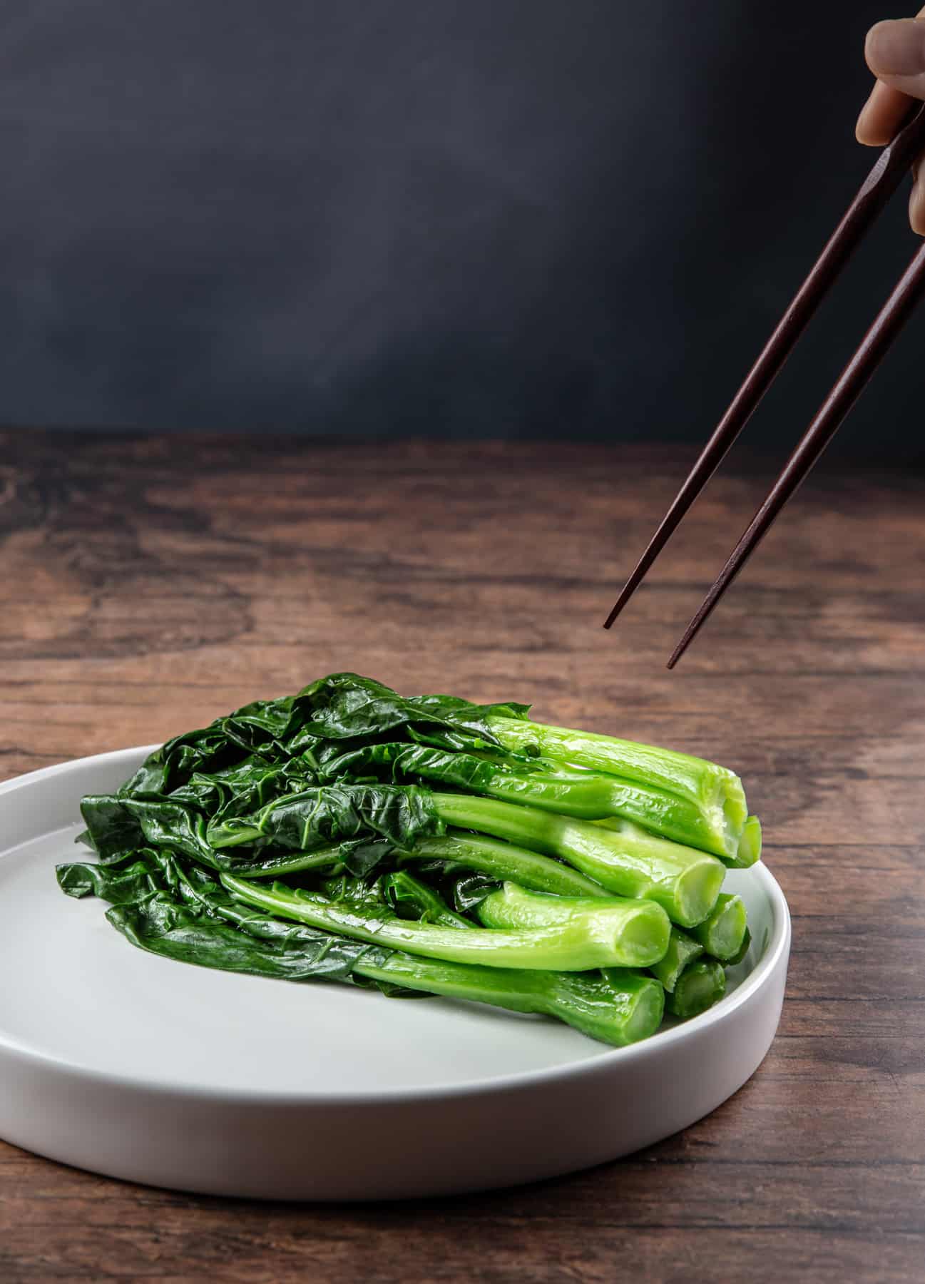 Perfect Chinese Broccoli with Oyster Sauce (Gai Lan) - Amy + Jacky