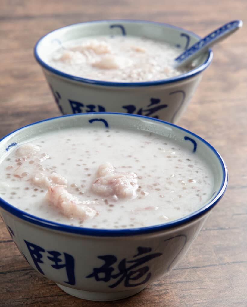 Taro Sago (芋香椰汁西米露) | Tested by Amy + Jacky