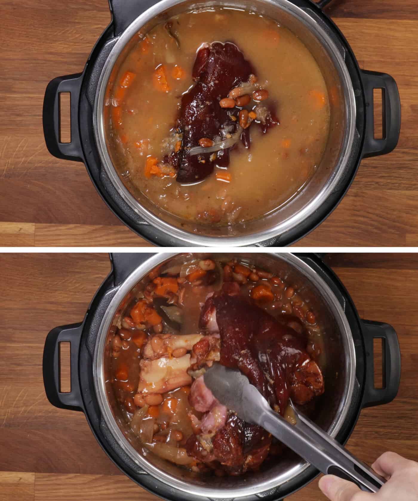 Instant Pot Ham and Bean Soup | Amy + Jacky