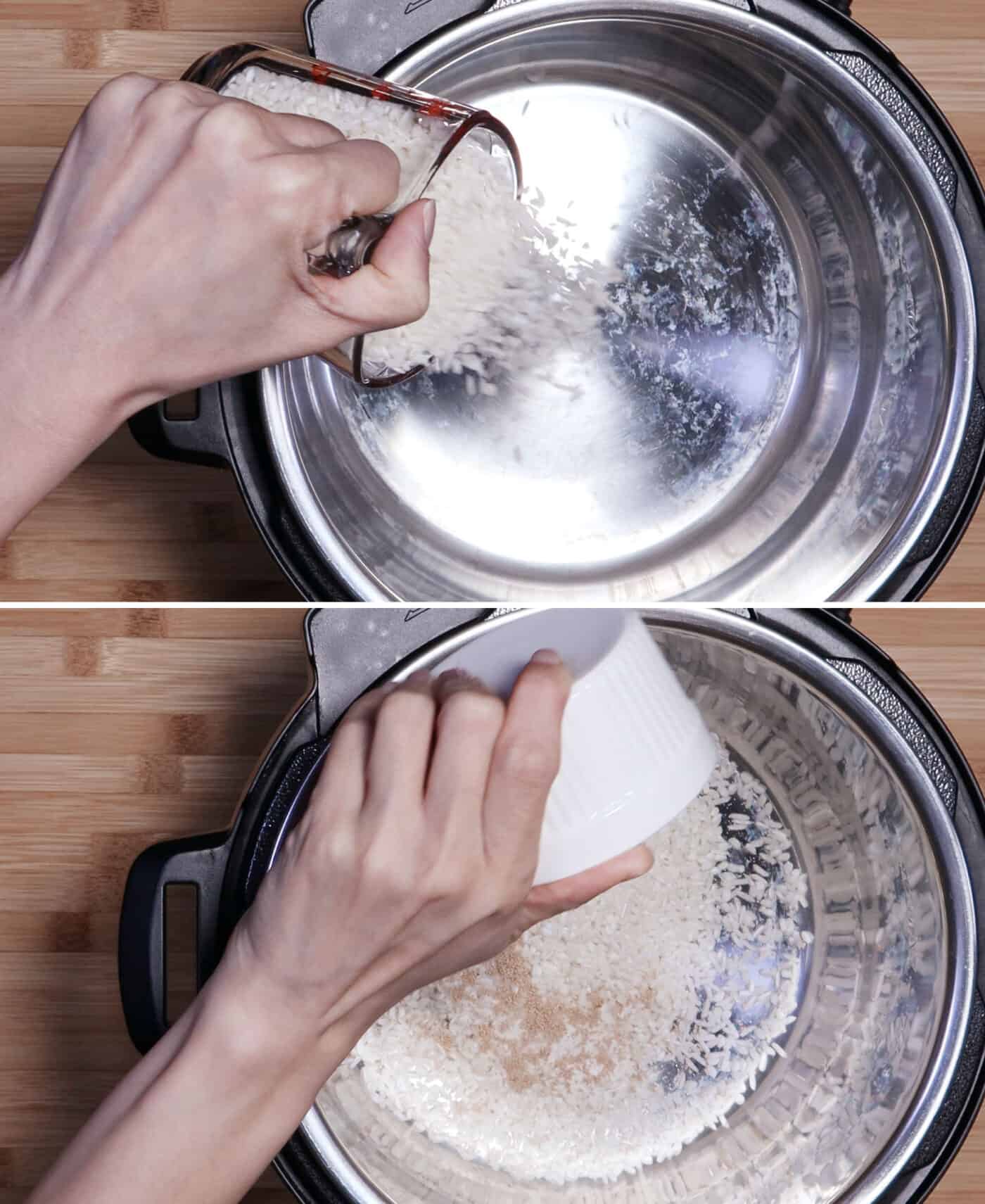 Instant Pot Japanese Rice Porridge (Okayu) | Amy + Jacky